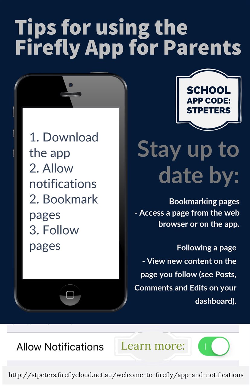Firefly App for Parents — St Peters